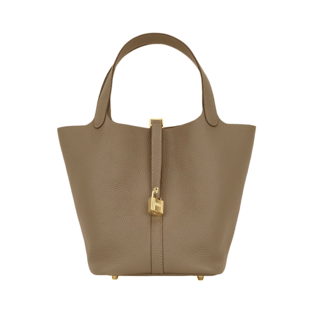 Hermès Picotin 22 Beige de Marfa Taurillon Clemence Ghw W – voilà.id