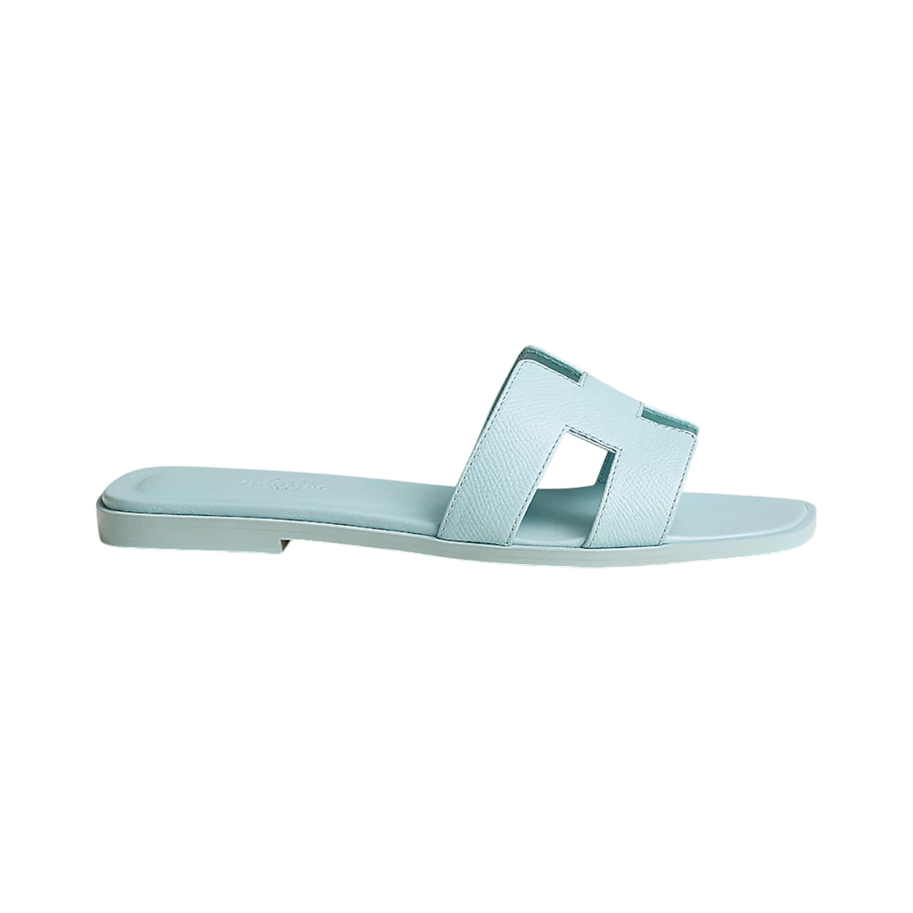 Hermès Oran Sandals Bleu Brume Epsom – voilà.id