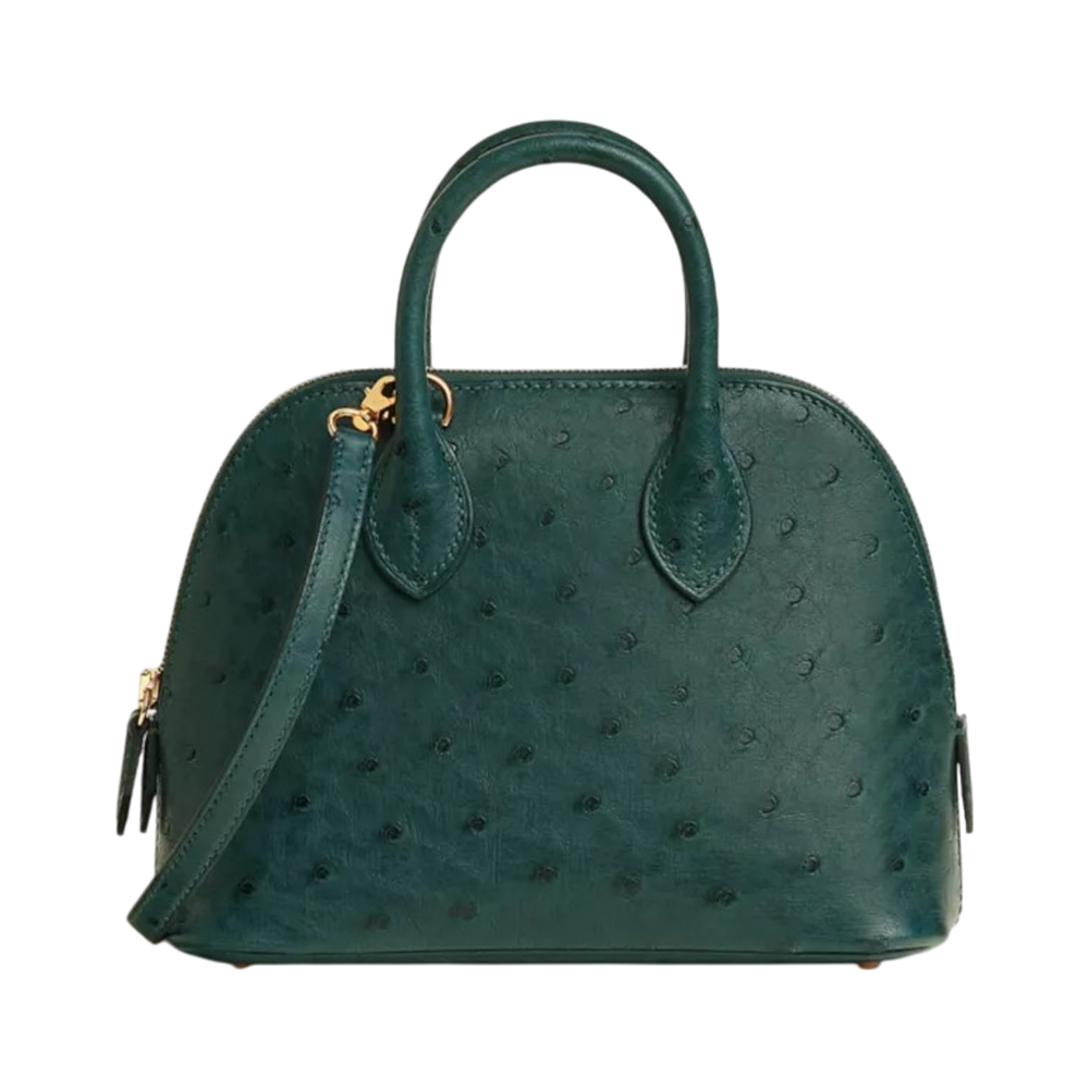 Hermès Mini Bolide Vert Cypress Ostrich Ghw B – voilà.id