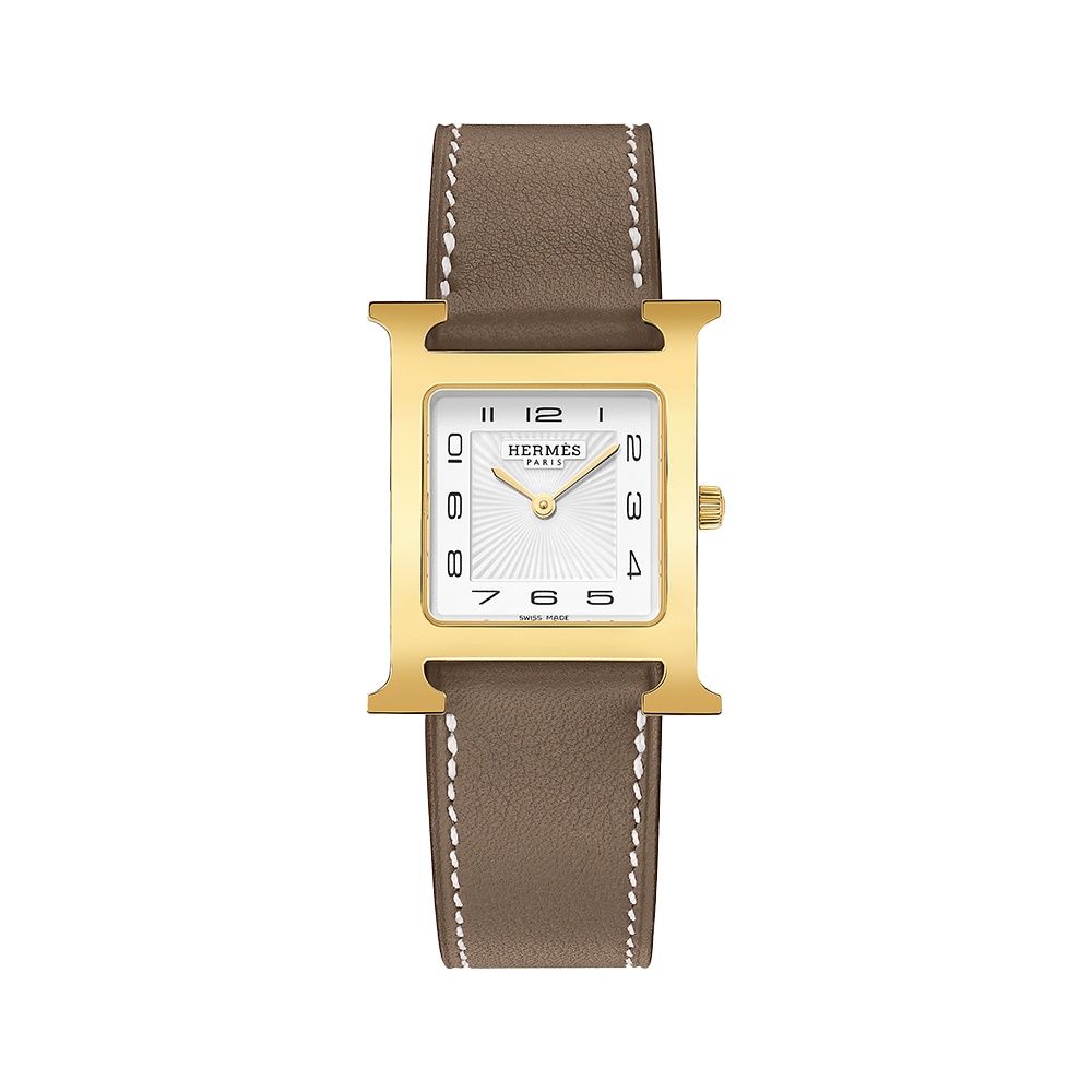 Hermès H-Hour MM Watch Etoupe Swift Ghw – voilà.id