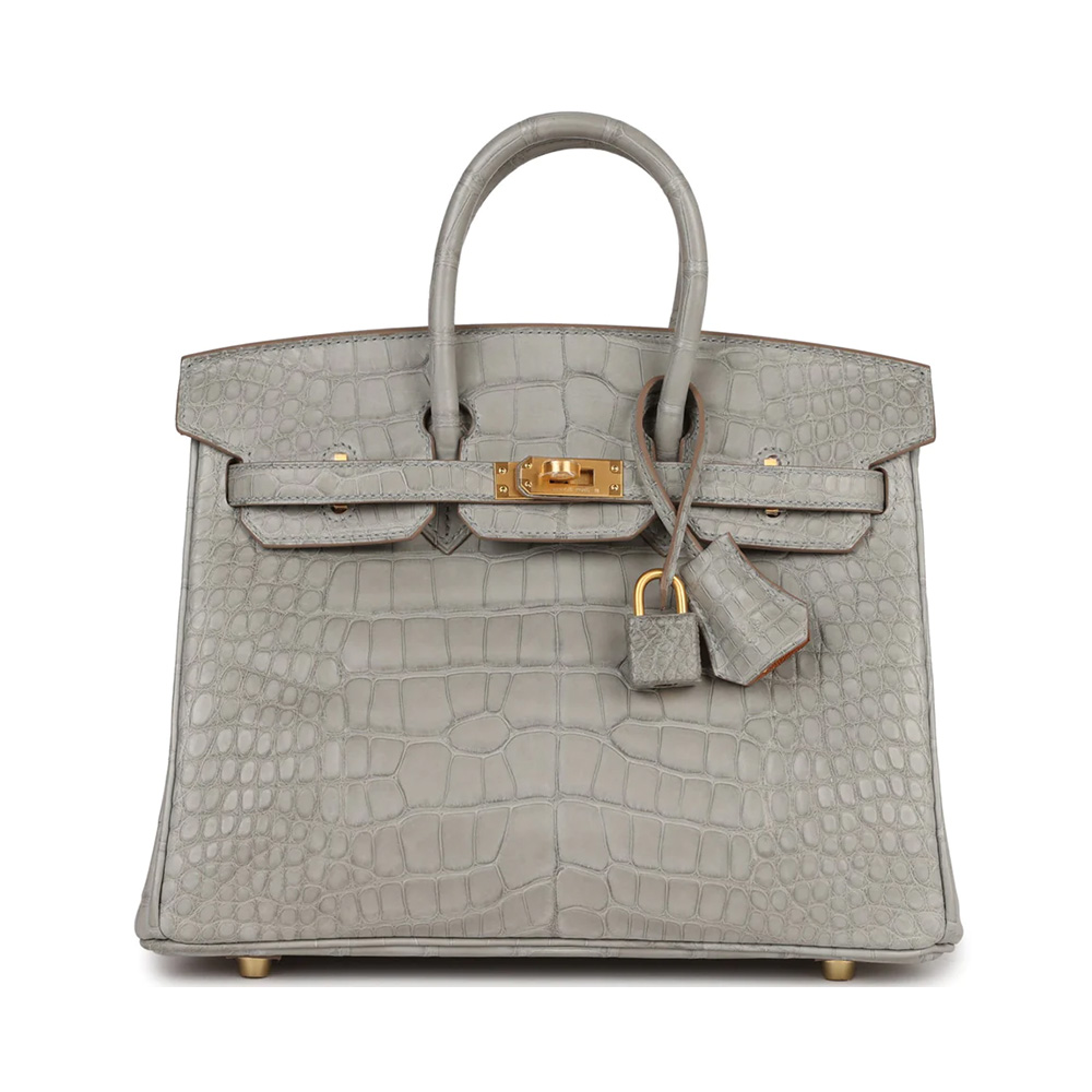 Hermès Birkin 25 Black Retourne Matte Alligator Ghw – voilà.id