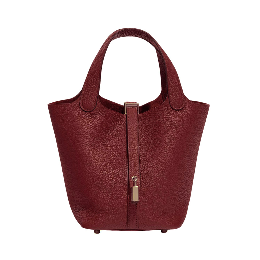 Hermès Picotin 18 Rouge H Taurillon Clemence Ghw B – voilà.id