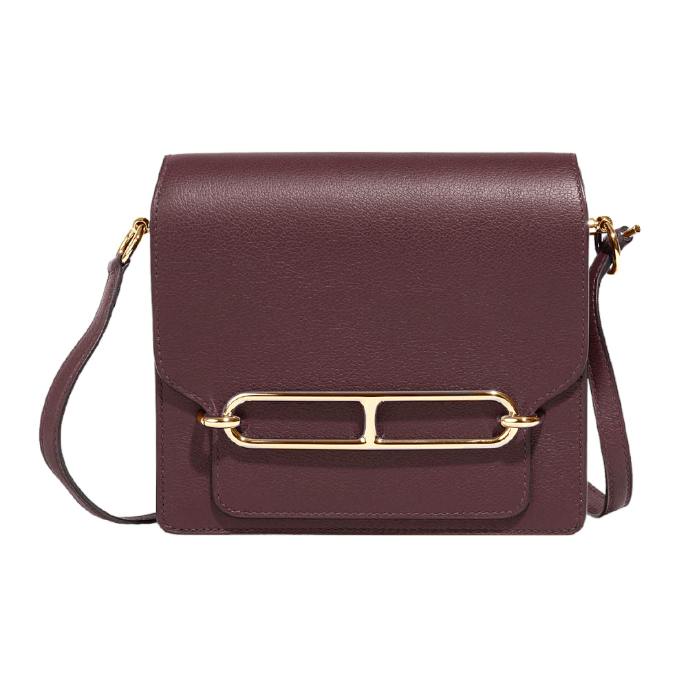 Hermès Mini Roulis Rouge H Evercolor Permabrass Hardware – voilà.id