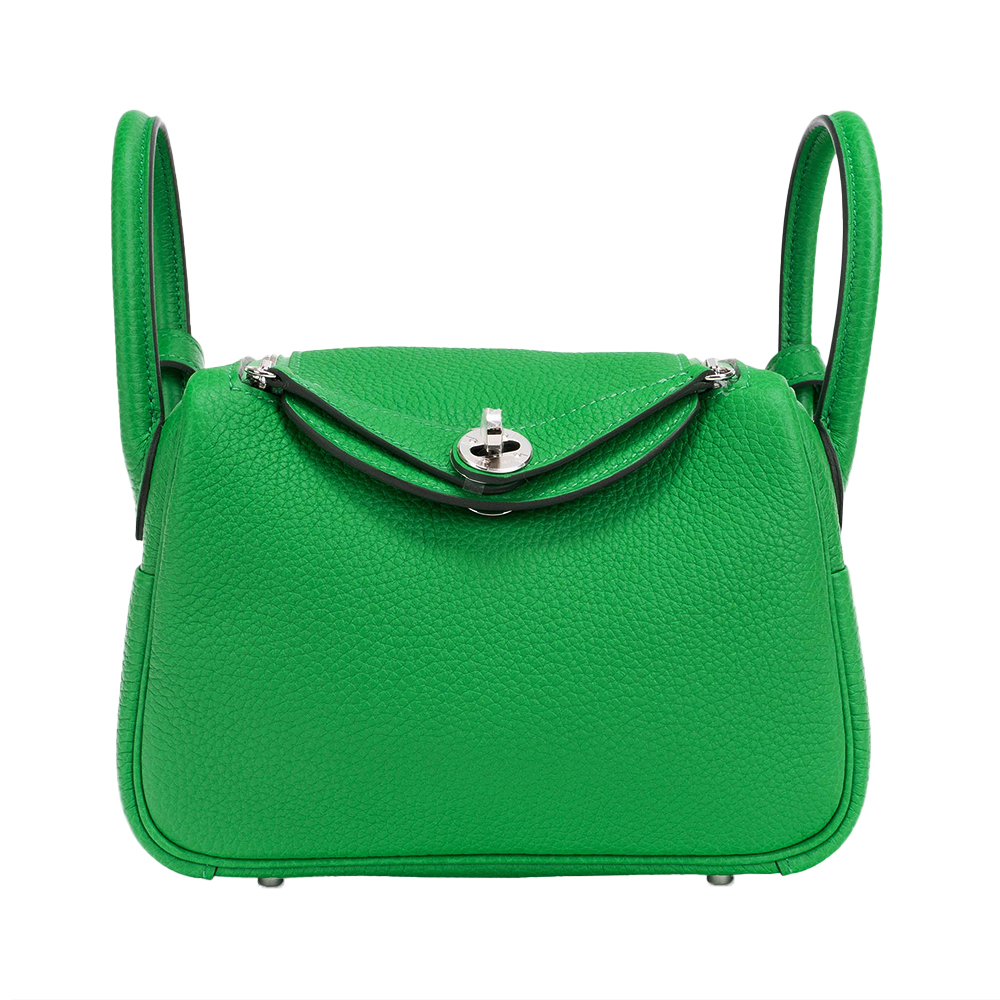 Hermès Mini Lindy II Bamboo Taurillon Clemence Phw W – voilà.id