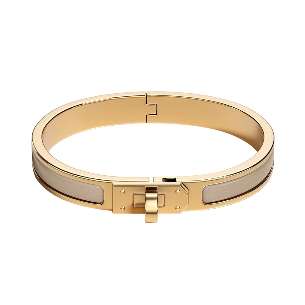 Hermès Mini Clic Kelly Bracelet Marron Glacé Ghw – voilà.id