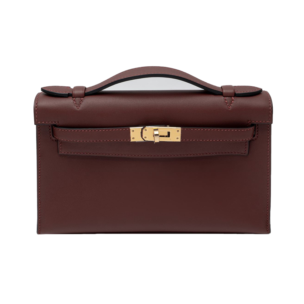Hermès Kelly Pochette Rouge H Swift Ghw – voilà.id