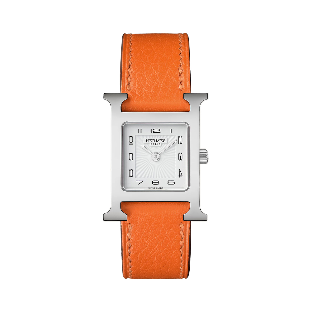Hermès H-Hour PM Watch Orange Swift Shw – voilà.id