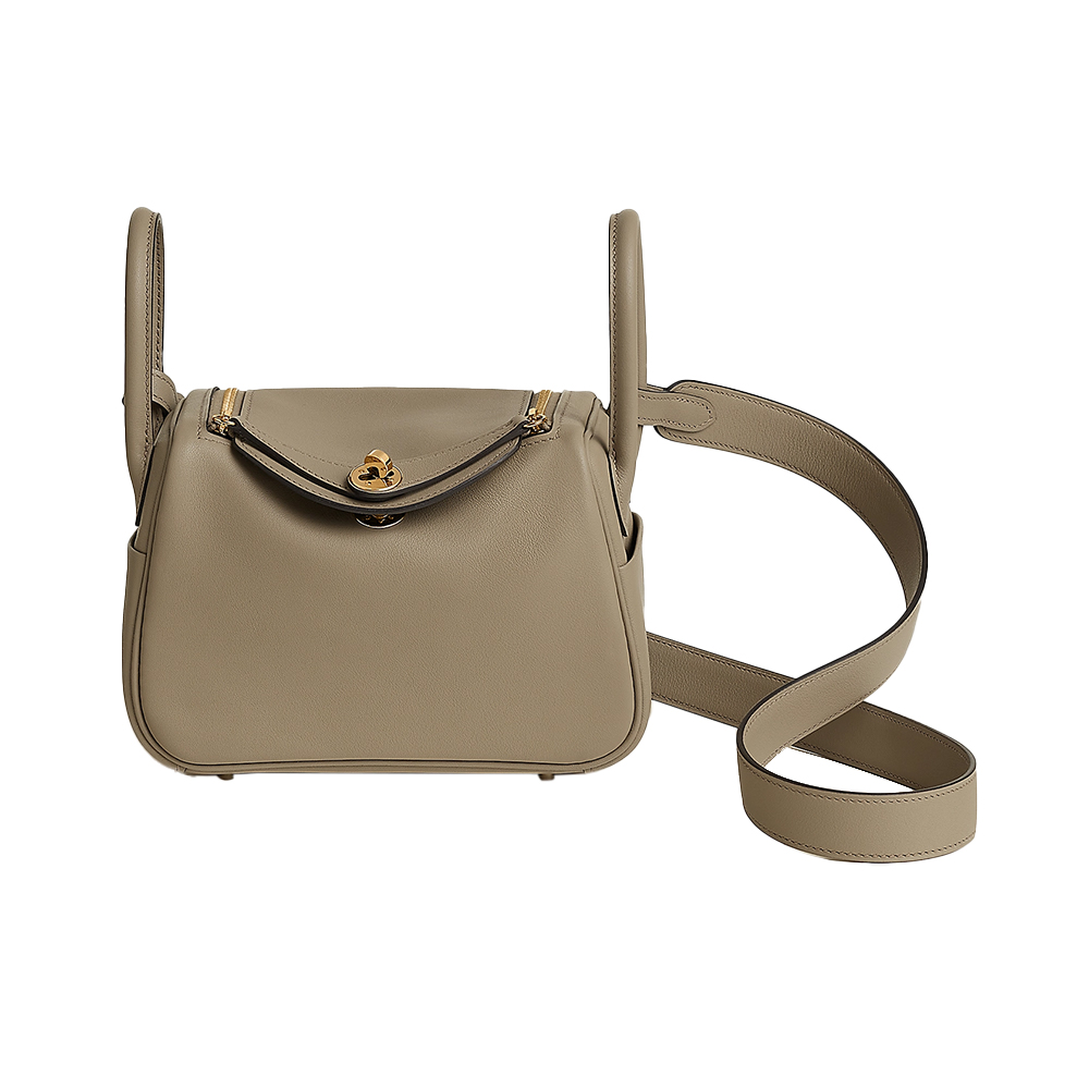 Hermès Mini Lindy II Beige Marfa Swift Pbhw W – voilà.id