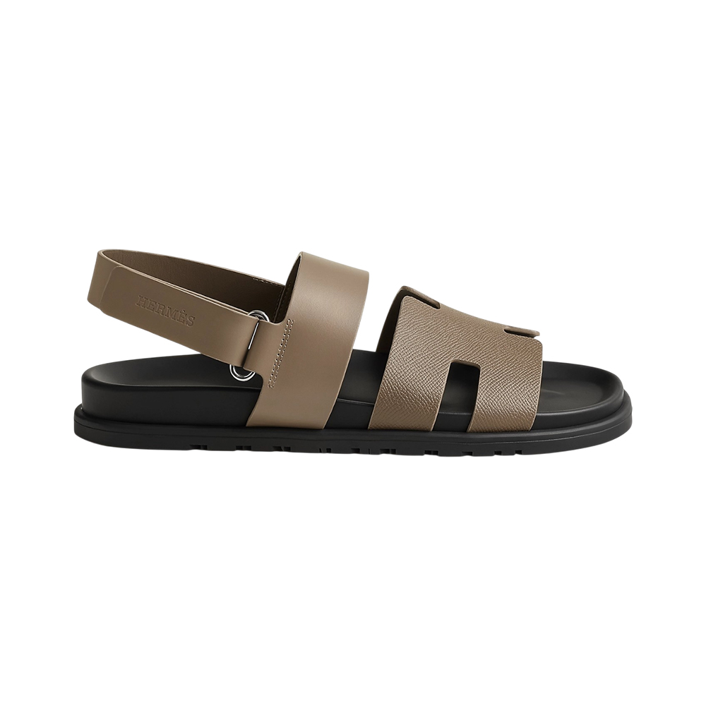Hermès Genius Sandal Epsom Etoupe Men – voilà.id