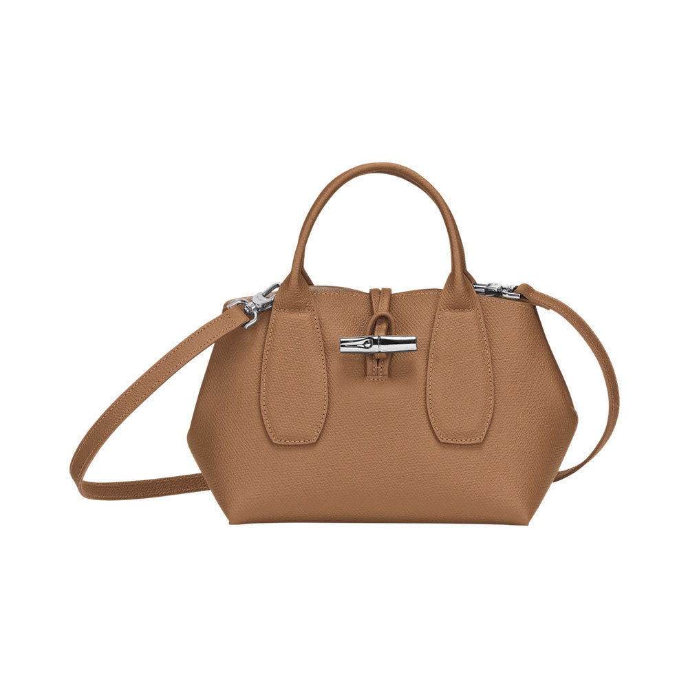 Longchamp Roseau Small Top Handle Bag Natural – voilà.id