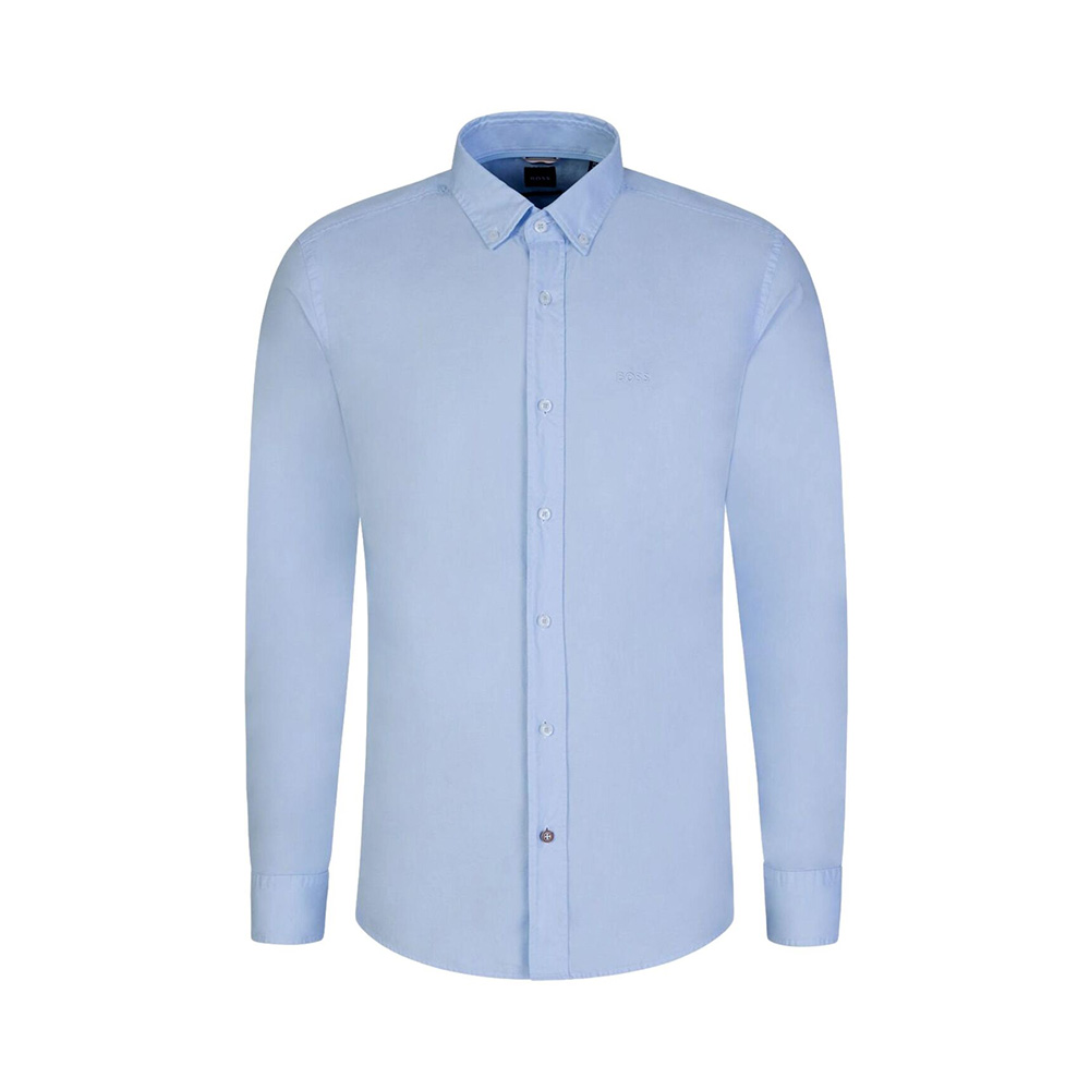 Hugo Boss C-Hal Button Down Long Sleeve Shirt Light Blue – voilà.id