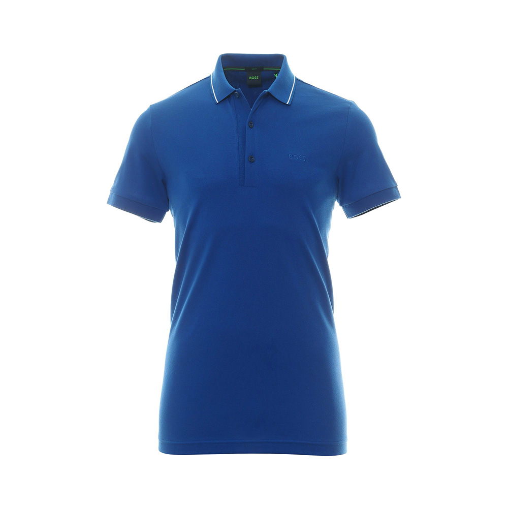 Hugo Boss Style Paul 4 Slim Fit Polo Shirt Grey Black – voilà.id