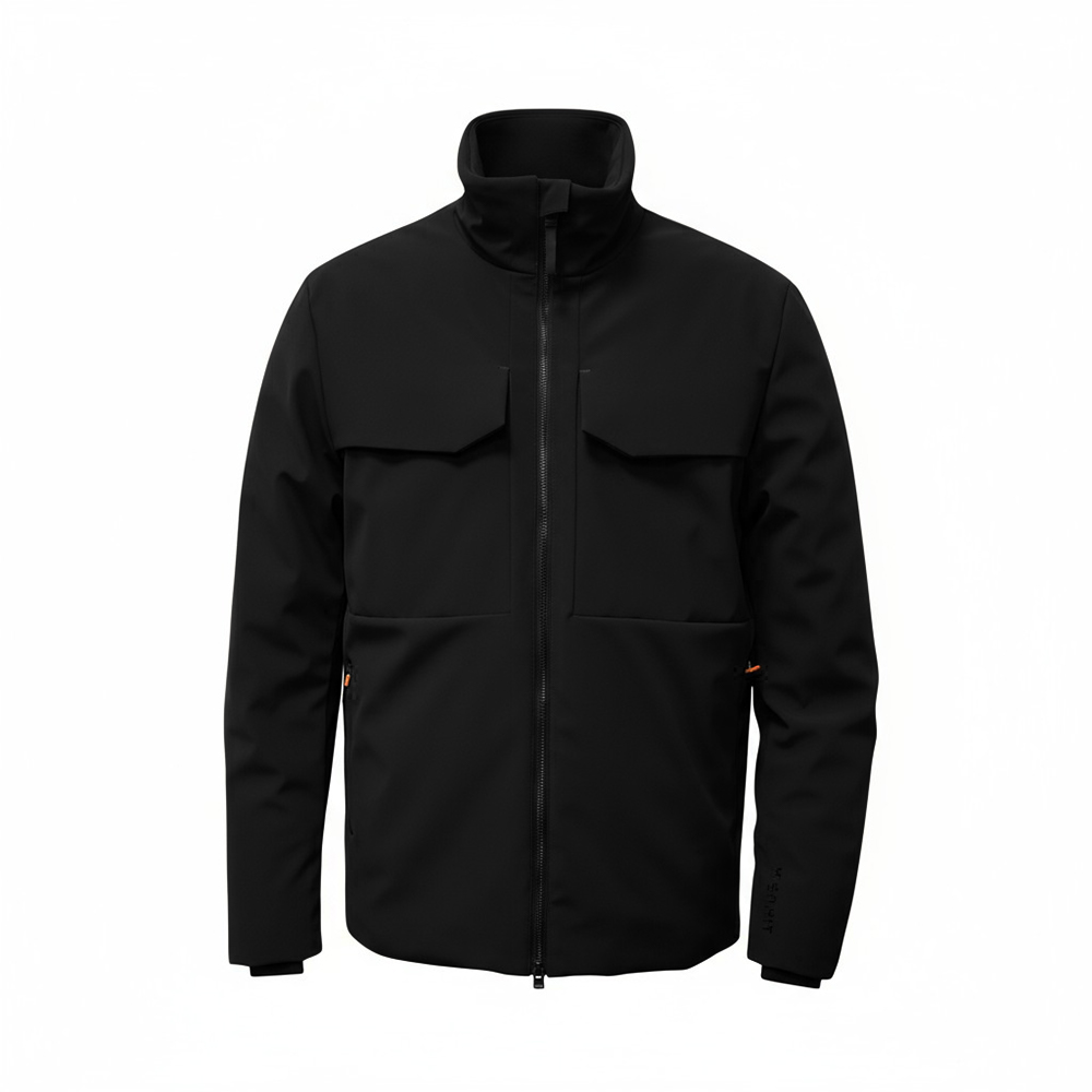 Iceport The Field High Neck Zip Jacket Black – voilà.id