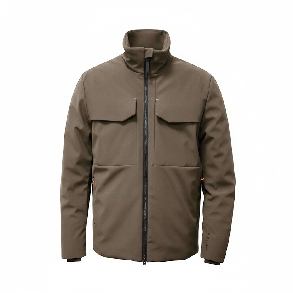 Iceport The Field High Neck Zip Jacket Coffee – voilà.id