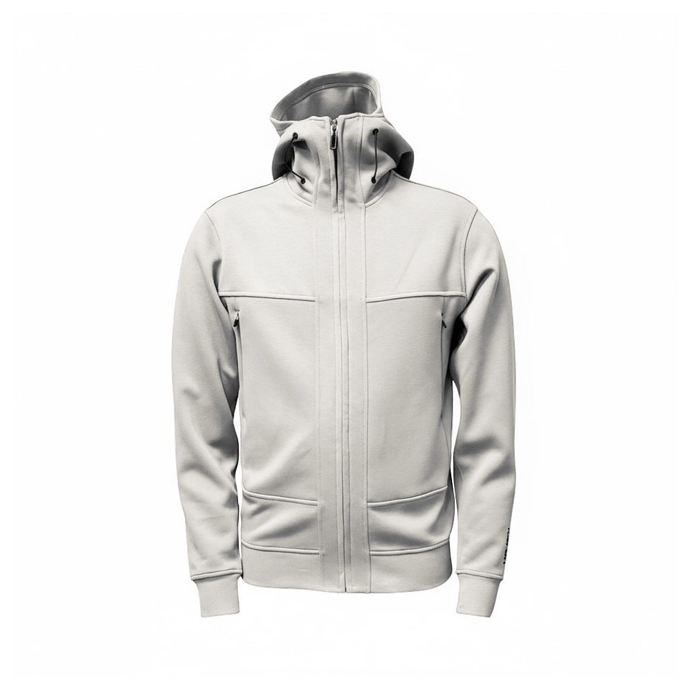 Iceport IL Bele High Neck Hooded Zip Jacket Bianco – voilà.id