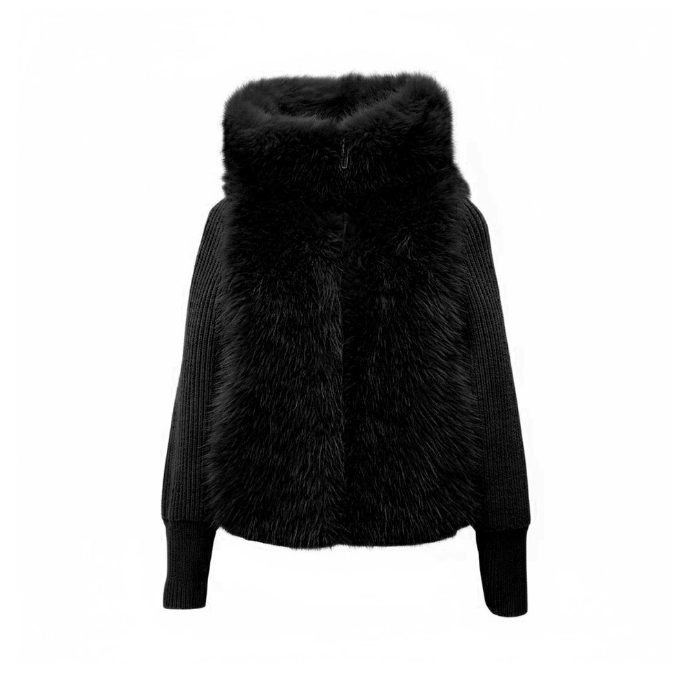 Iceport La Pelosa Fur Jacket Black – voilà.id