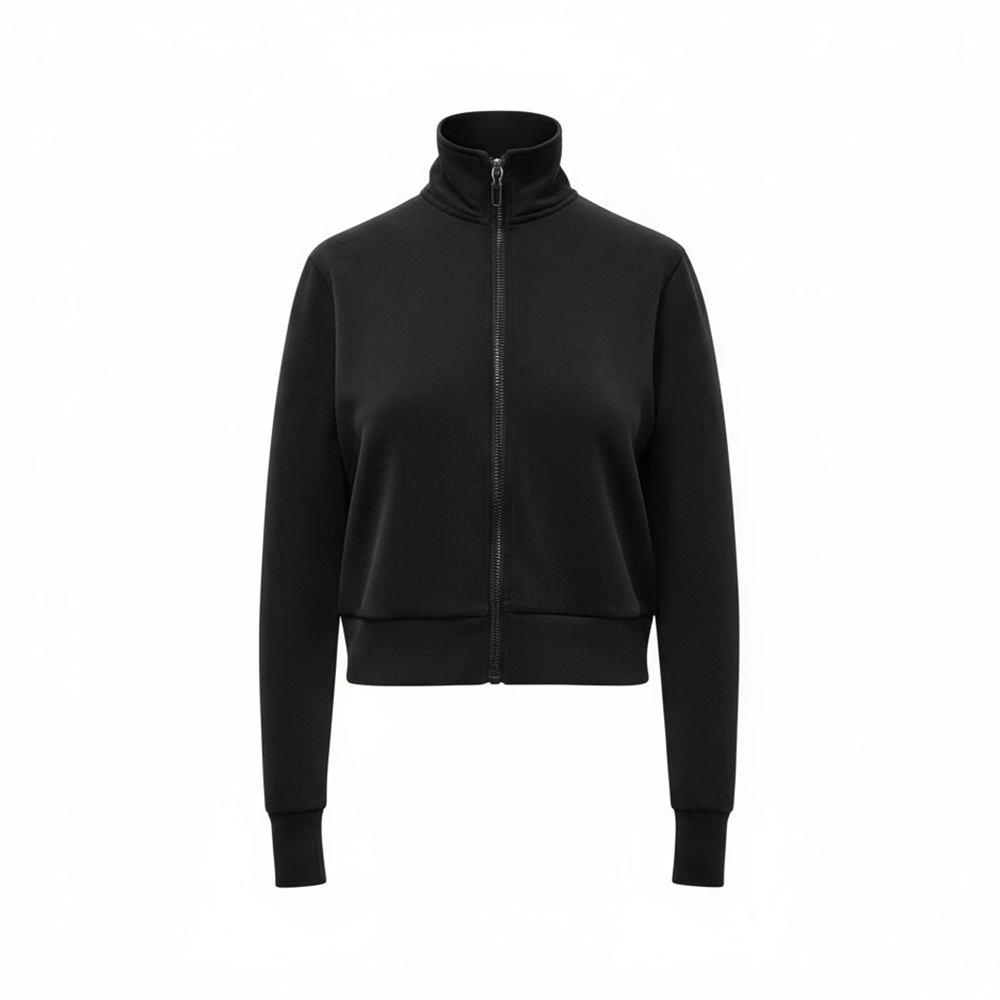 Iceport La Isa High Neck Zip Jacket Black – voilà.id