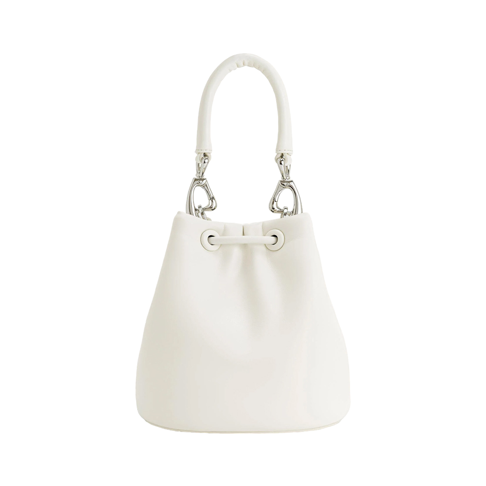 JW PEI Yulia Padded Bucket Bag White voila.id