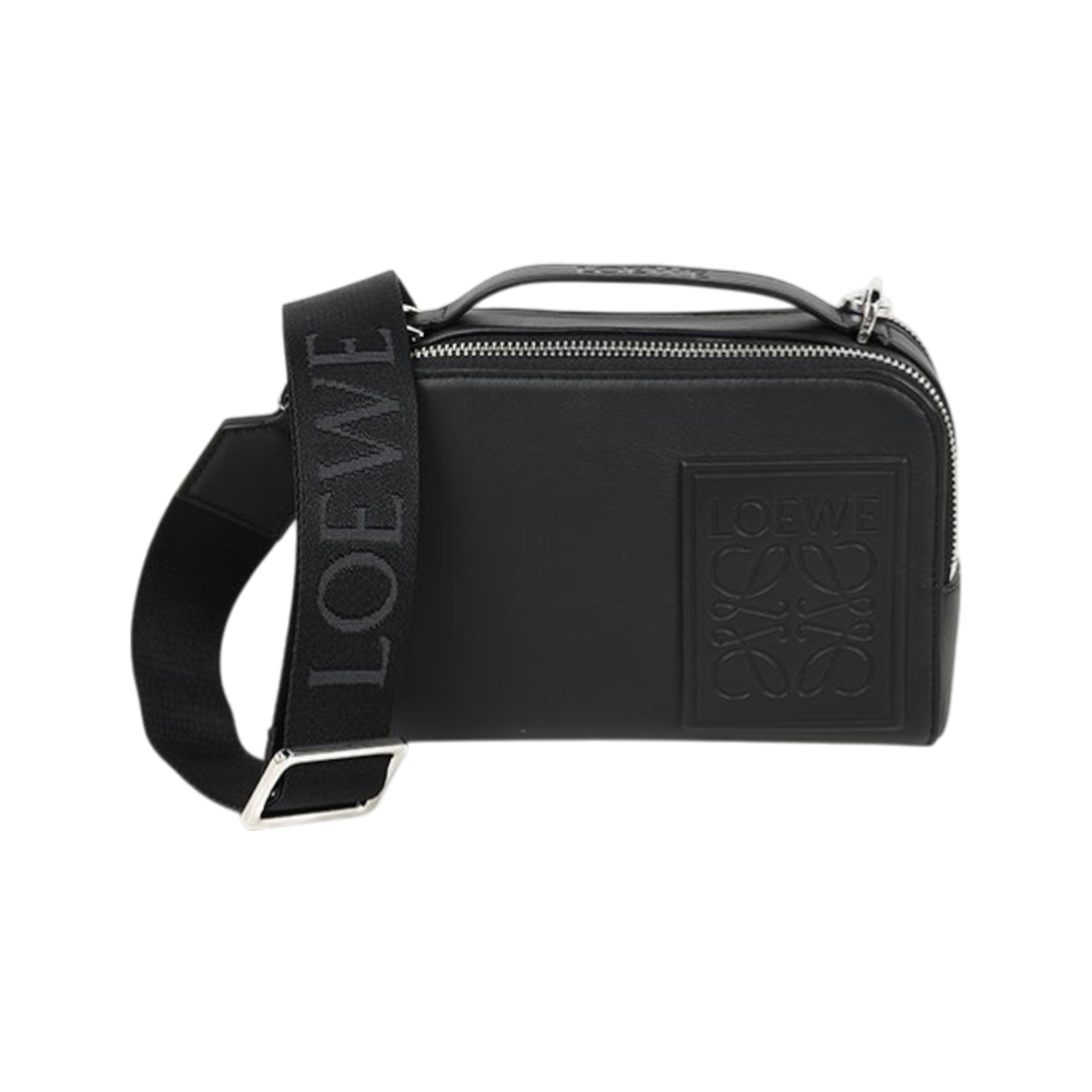 Loewe Mini Crossbody Camera Bag in Satin Calfskin Black – voilà.id
