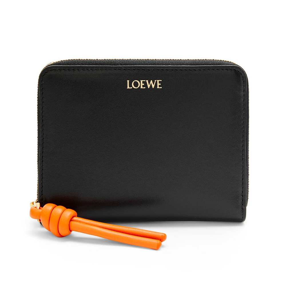 Loewe Knot Compact Zip Wallet Red – voilà.id