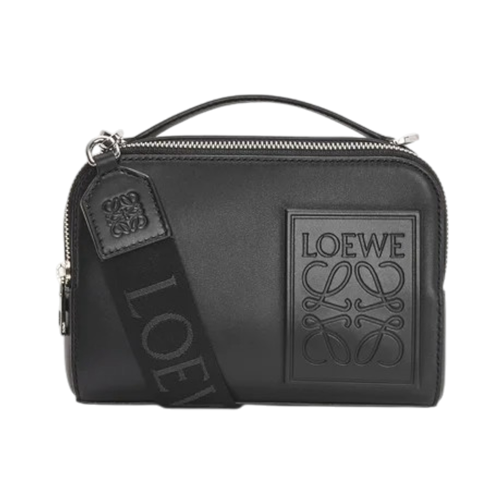 Loewe Mini Crossbody Camera Bag in Satin Calfskin Black – voilà.id