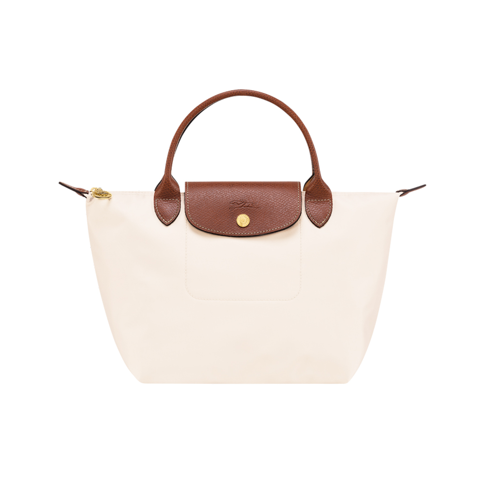 Longchamp Le Pliage Original Small Top Handle Bag Paper Beige – voilà.id