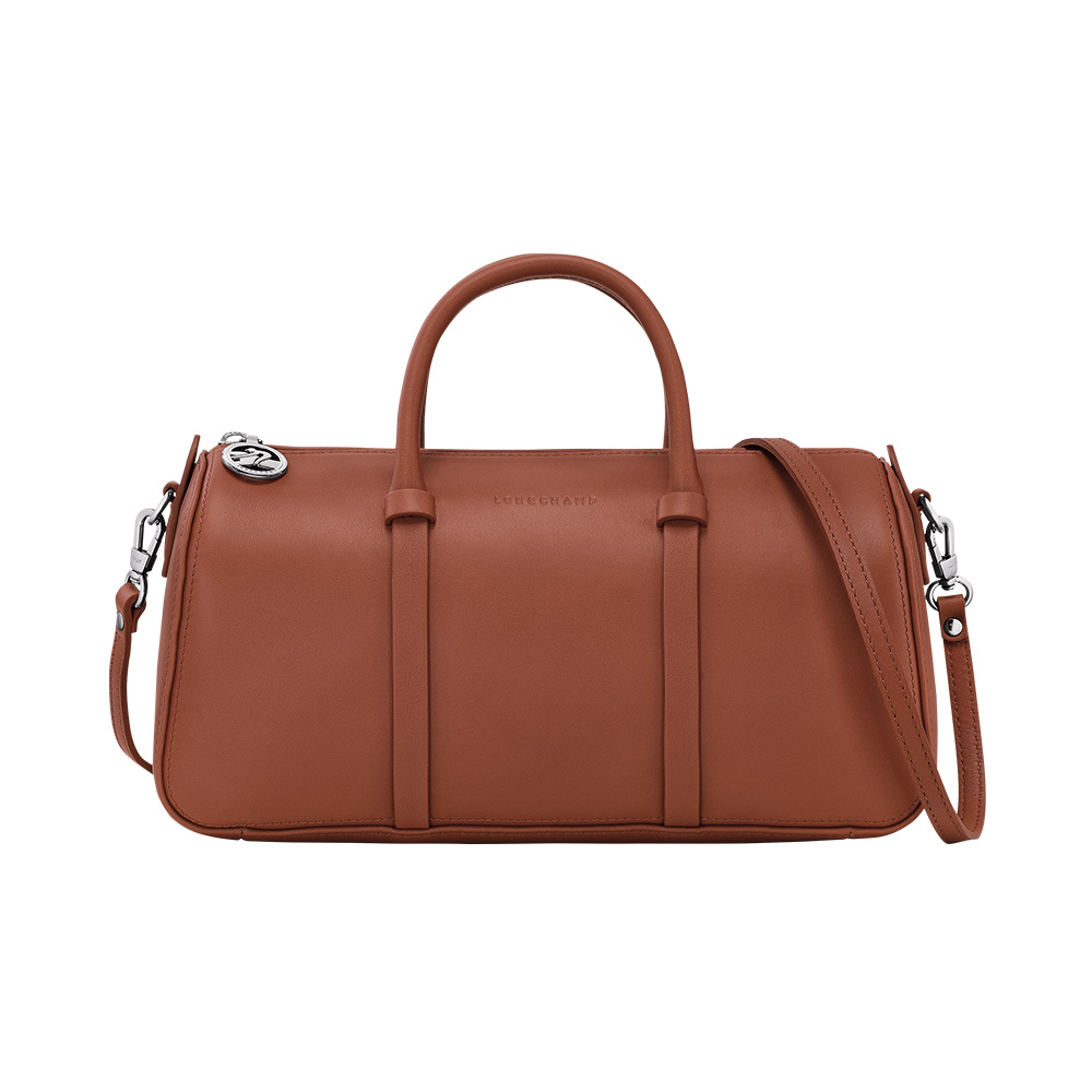 Longchamp Daylong Medium Leather Handbag Cognac – voilà.id