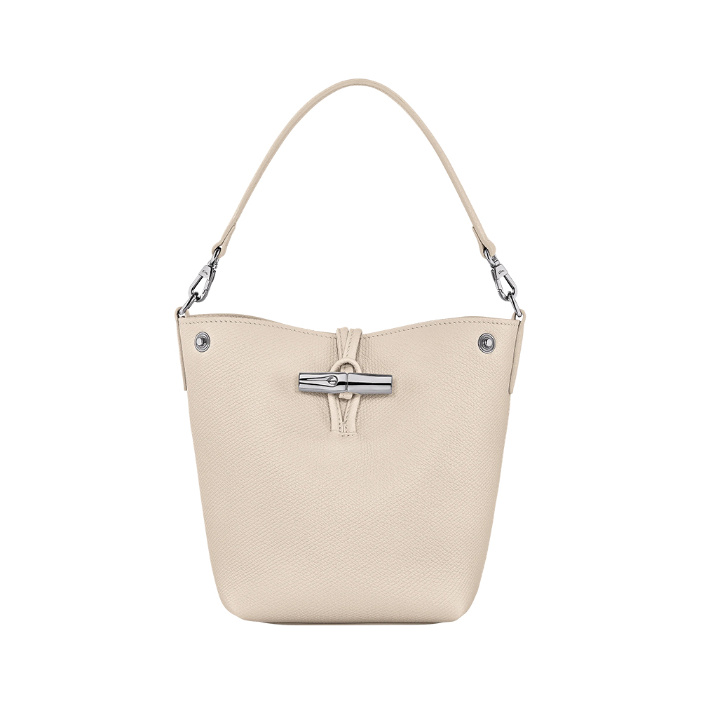 Longchamp Le Roseau Grained Leather Extra Small Bucket Bag Walnut ...