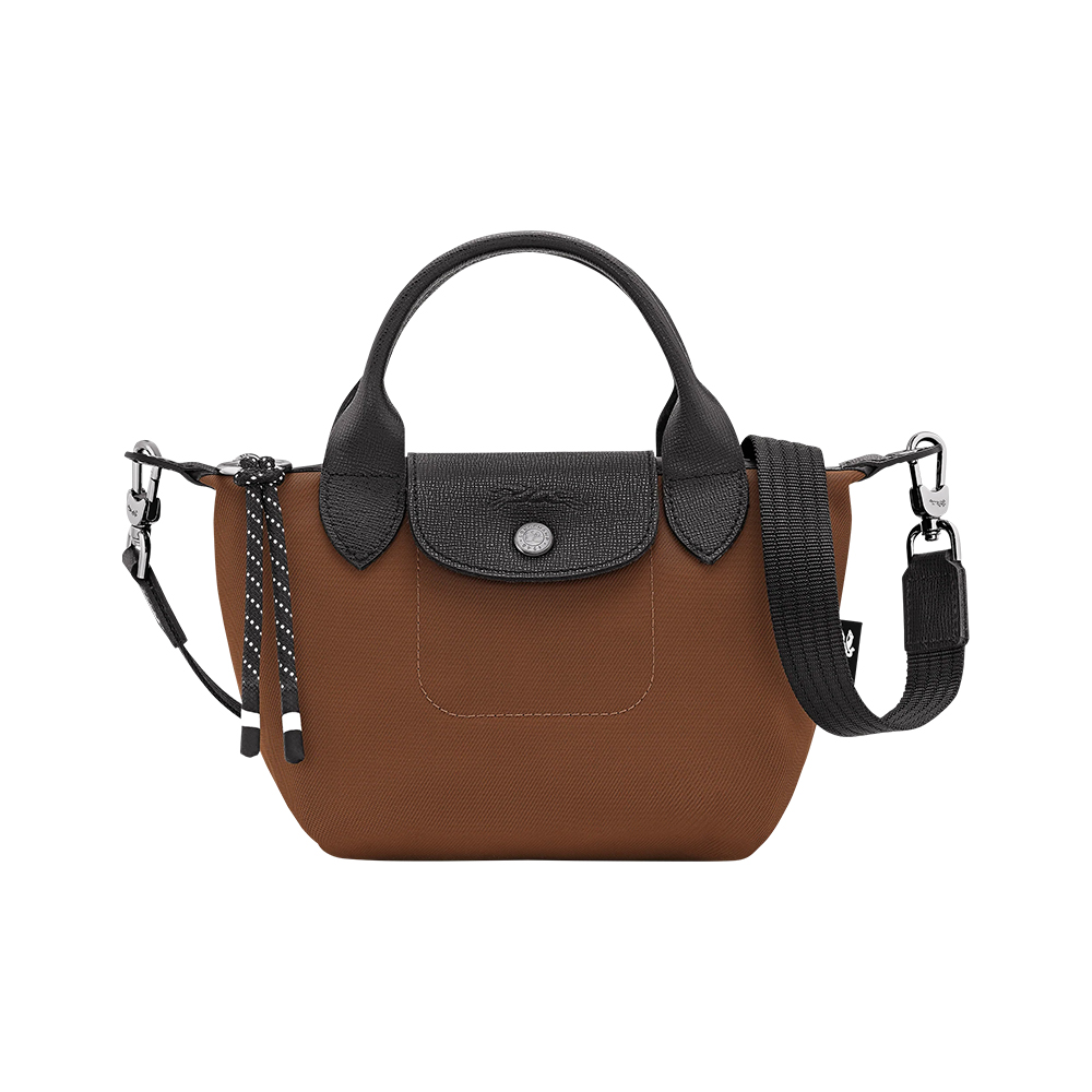 Longchamp Le Pliage Energy Extra Small Top Handle Bag Chocolate with ...