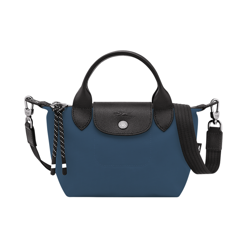Longchamp Le Pliage Energy Extra Small Top Handle Bag Ink Blue with ...