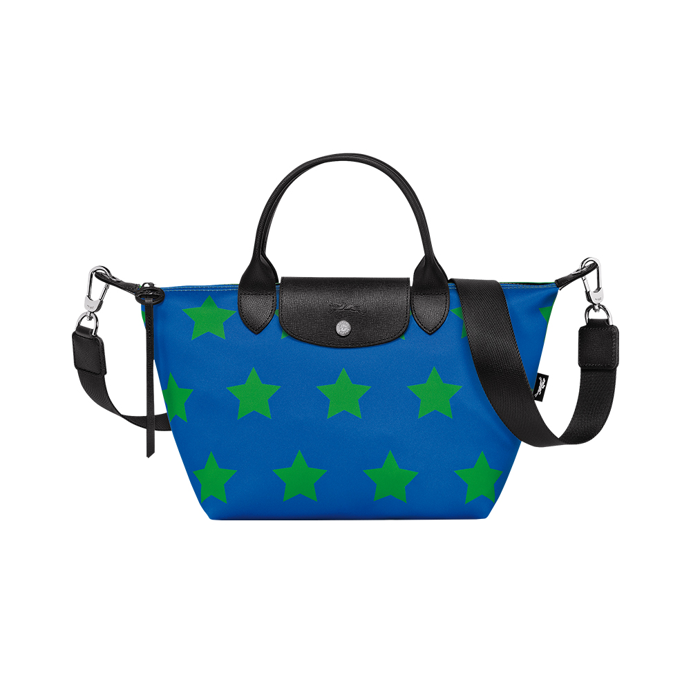 Longchamp Le Pliage Collection Small Handbag Cobalt/Lawn – voilà.id
