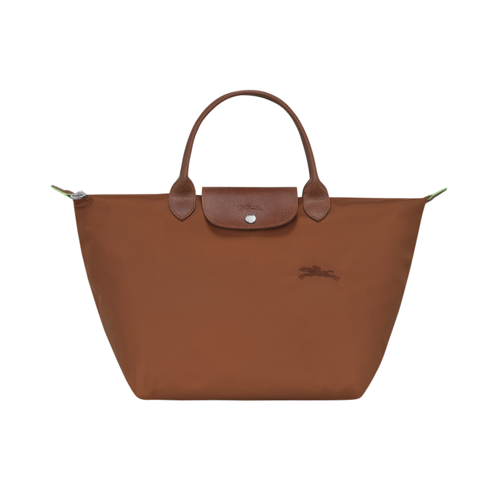 Longchamp Le Pliage Green Medium Top Handle Bag Graphite – voilà.id