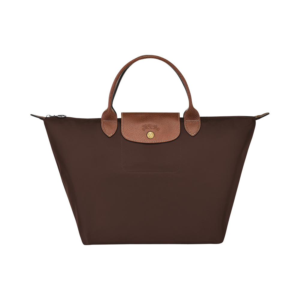 Longchamp Le Pliage Original Medium Top Handle Bag Steel – voilà.id