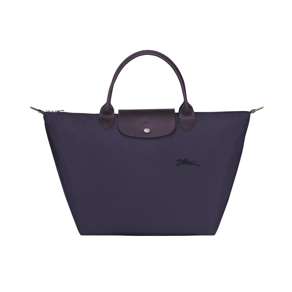 Longchamp Le Pliage Green Medium Top Handle Bag Graphite – voilà.id