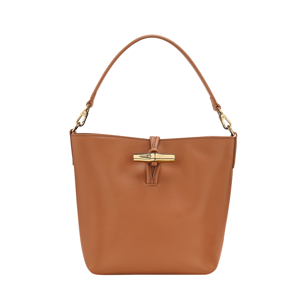 Longchamp Le Roseau Xtra Small No Snap Button Bucket Bag Cashew – voilà.id