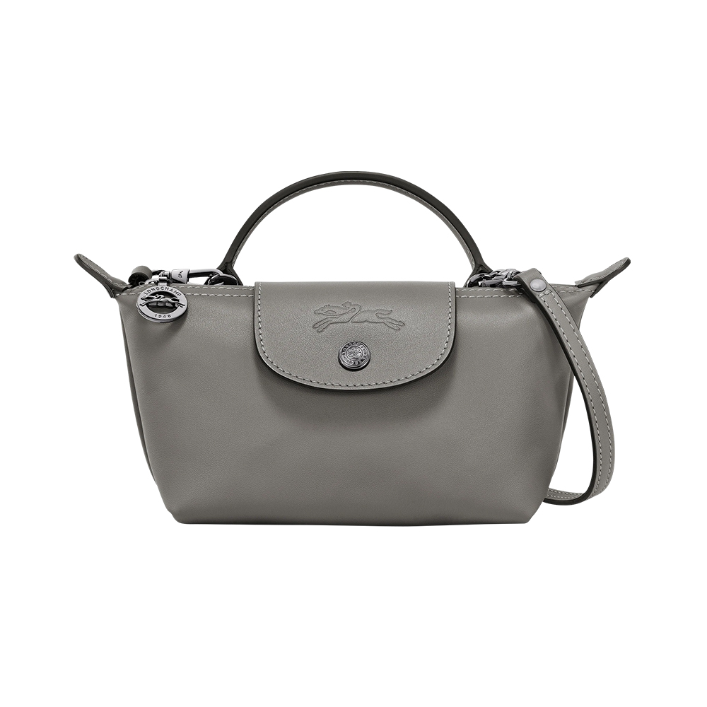 Longchamp Le Pliage Xtra Leather Extra Small Pouch Turtledove – voilà.id