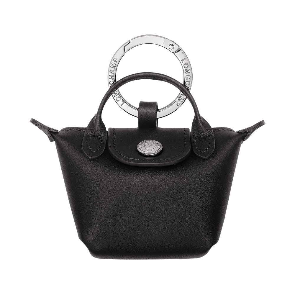 Longchamp Le Pliage Xtra Key Ring Black – voilà.id