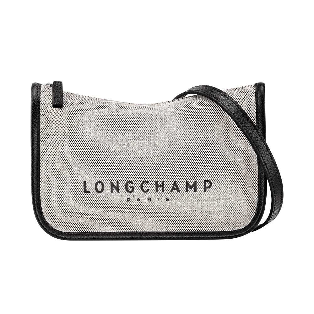 Longchamp Essential Small Canvas Crossbody Bag Ecru – voilà.id