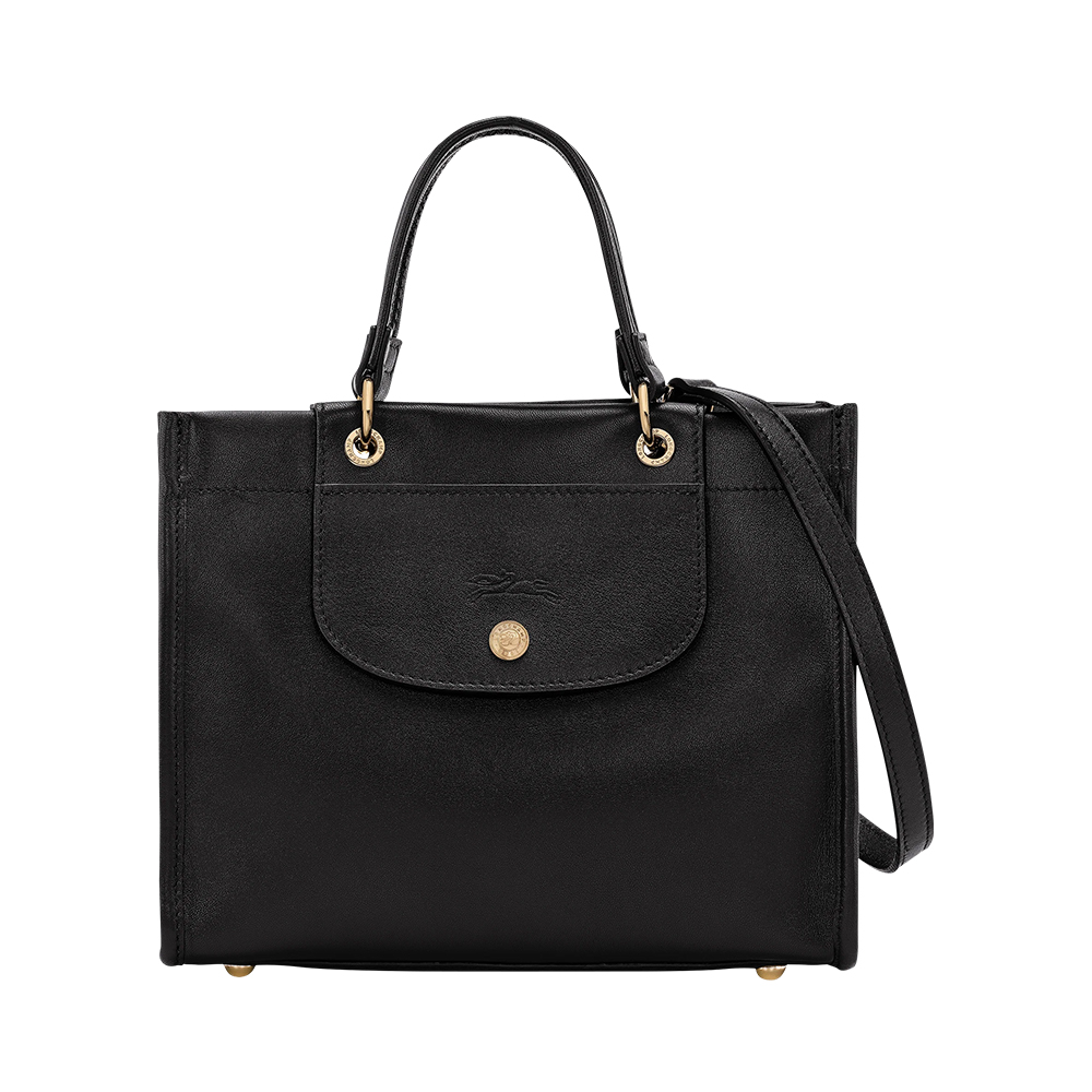 Longchamp Cabas Small Leather Handbag Black – voilà.id