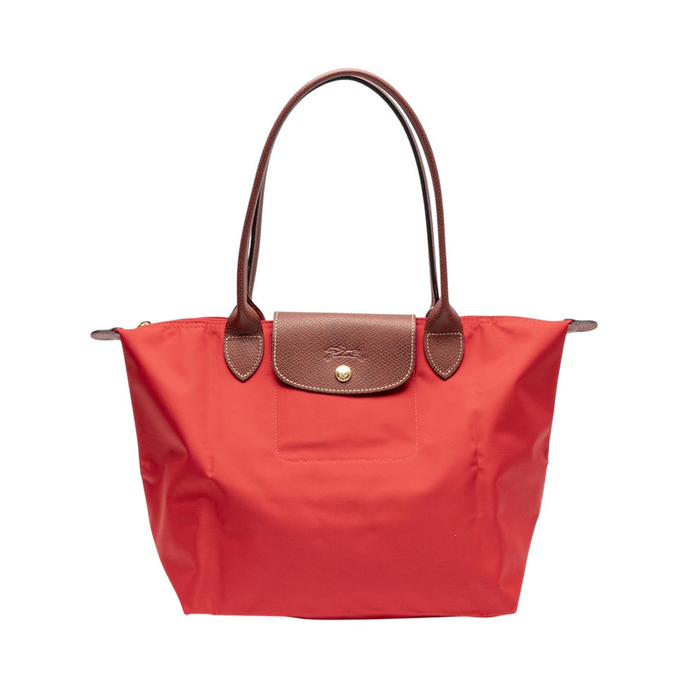 Longchamp Le Pliage Original Medium Tote Bag Red Tomato – voilà.id