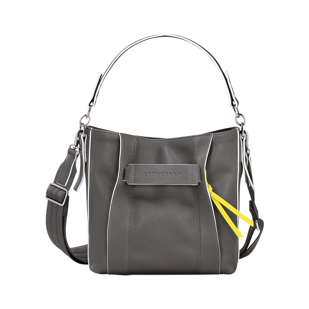 Longchamp 3D Small Bucket Bag Gun Metal – voilà.id