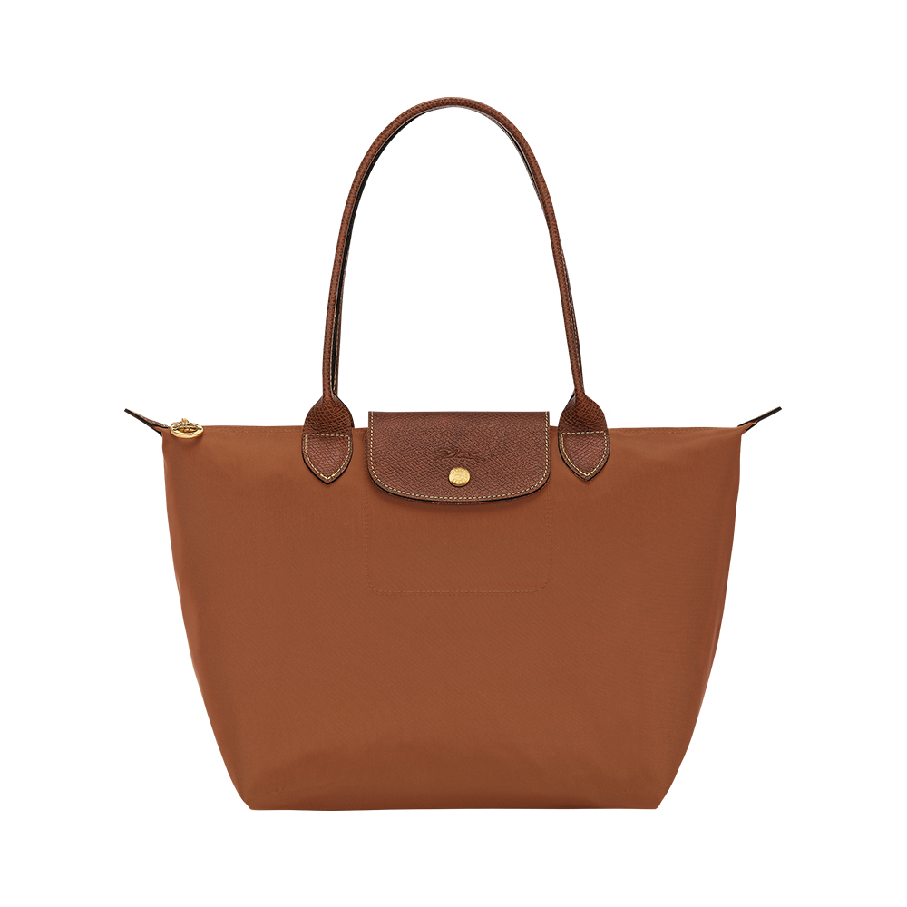 Longchamp Le Pliage Original Medium Tote Bag Cognac – voilà.id