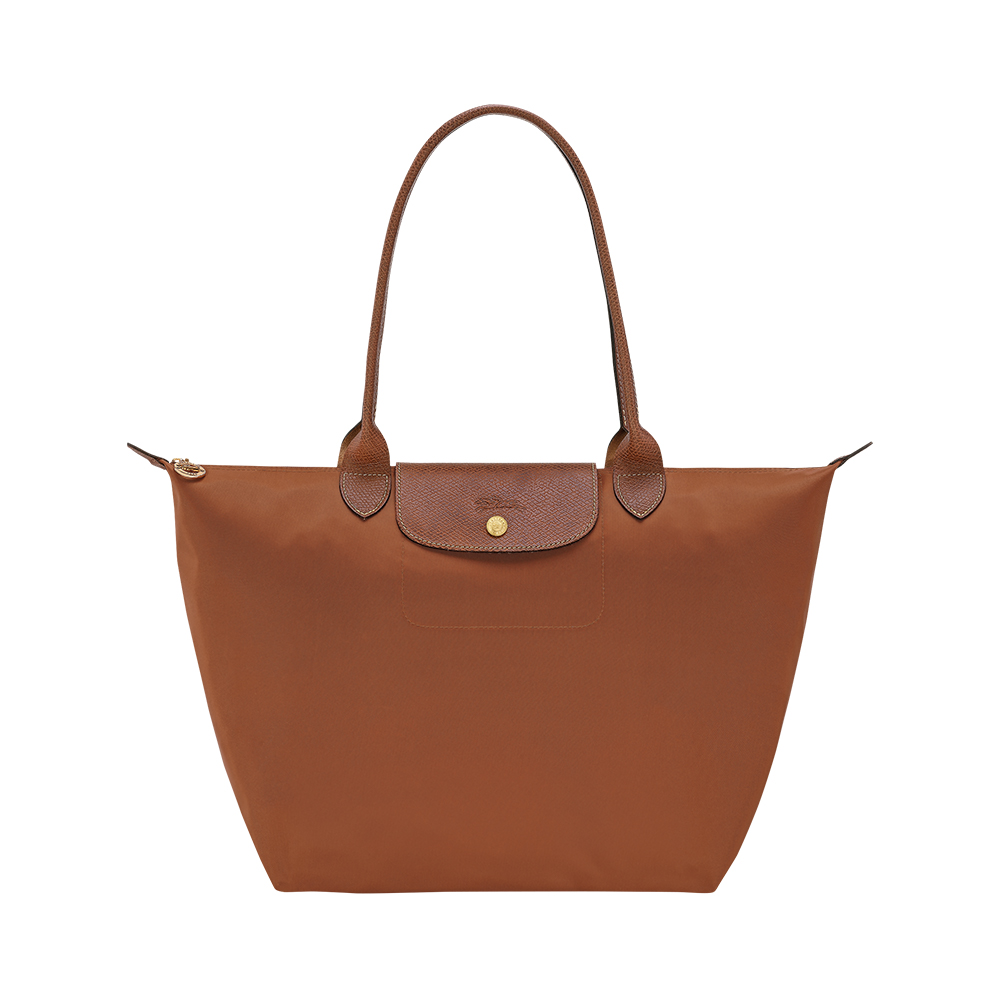 Longchamp Le Pliage Original Tote Bag Large Cognac – voilà.id