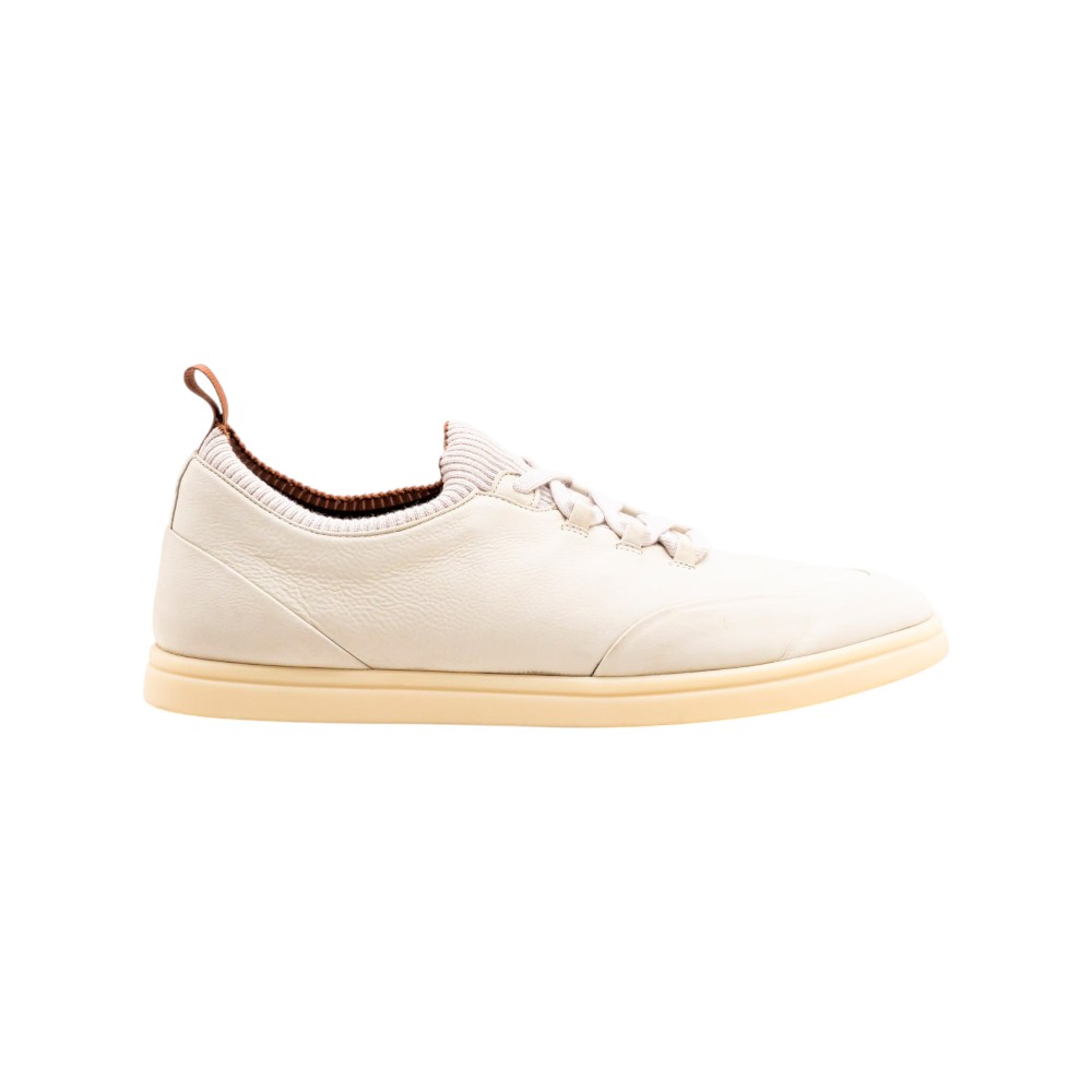 Loro Piana Soho Walk Calfskin Sneaker Almond – voilà.id