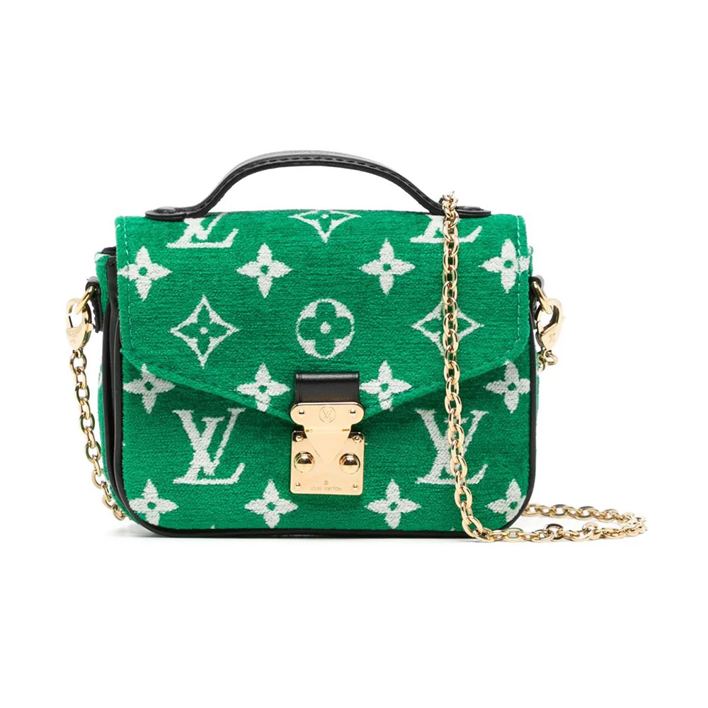 Louis Vuitton Micro Metis Monogram Jacquard Vert – voilà.id
