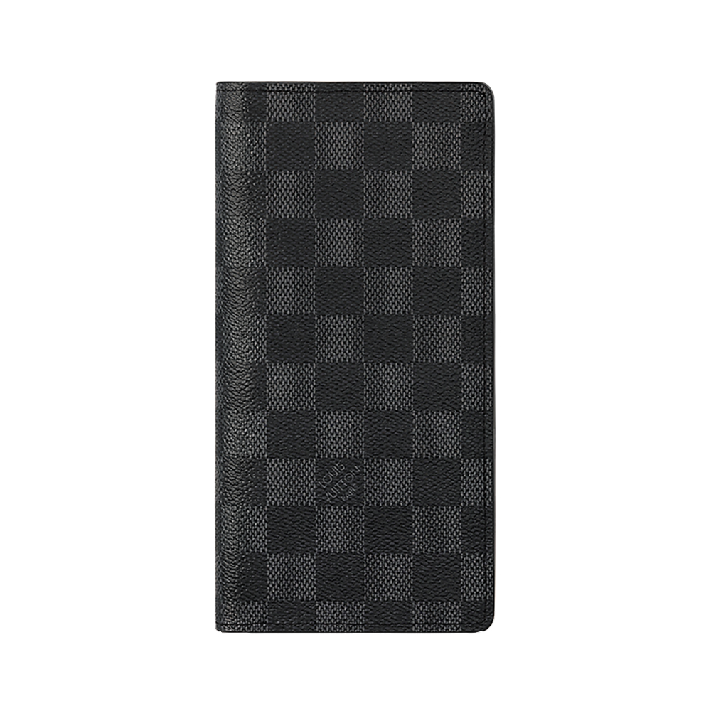 Louis Vuitton Brazza Damier Graphite Wallet Black – voilà.id