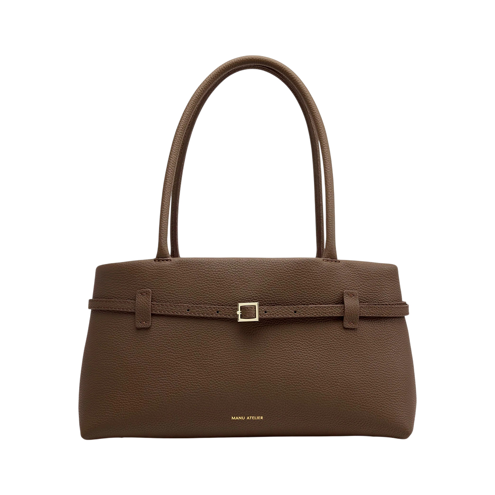 Manu Atelier Le Cambon East West Shoulder Bag Mocha Mousse – voilà.id