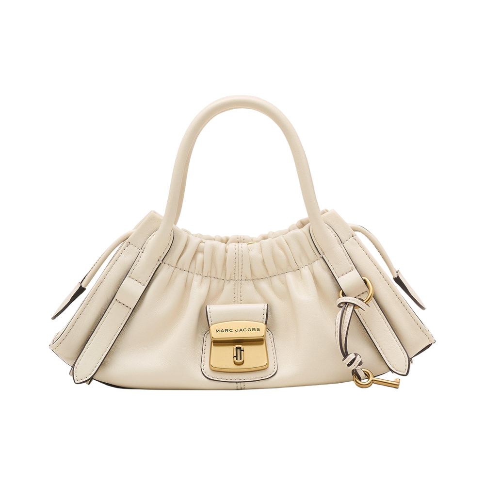 Marc Jacobs The Cristina Small Satchel Crossbody Bag Ivory – voilà.id