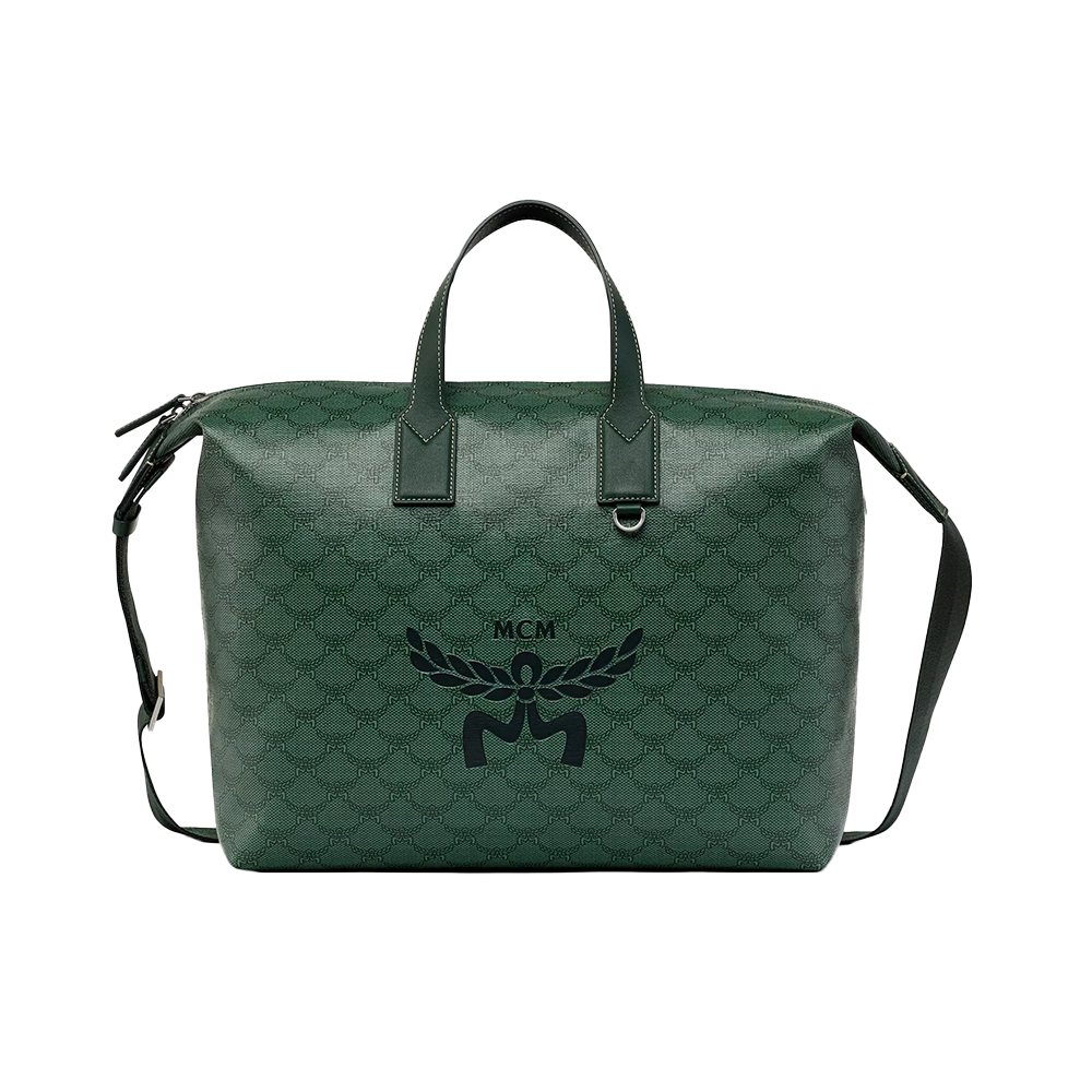 MCM X-Large Himmel E/W Lauretos Tote Bag Forest Green – voilà.id