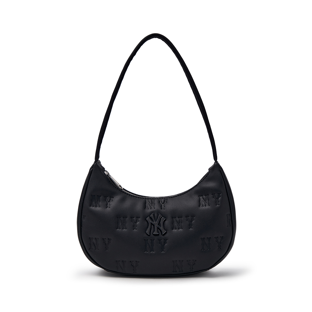 MLB NY Yankees Classic Monogram New Embo Hobo Bag Black – voilà.id